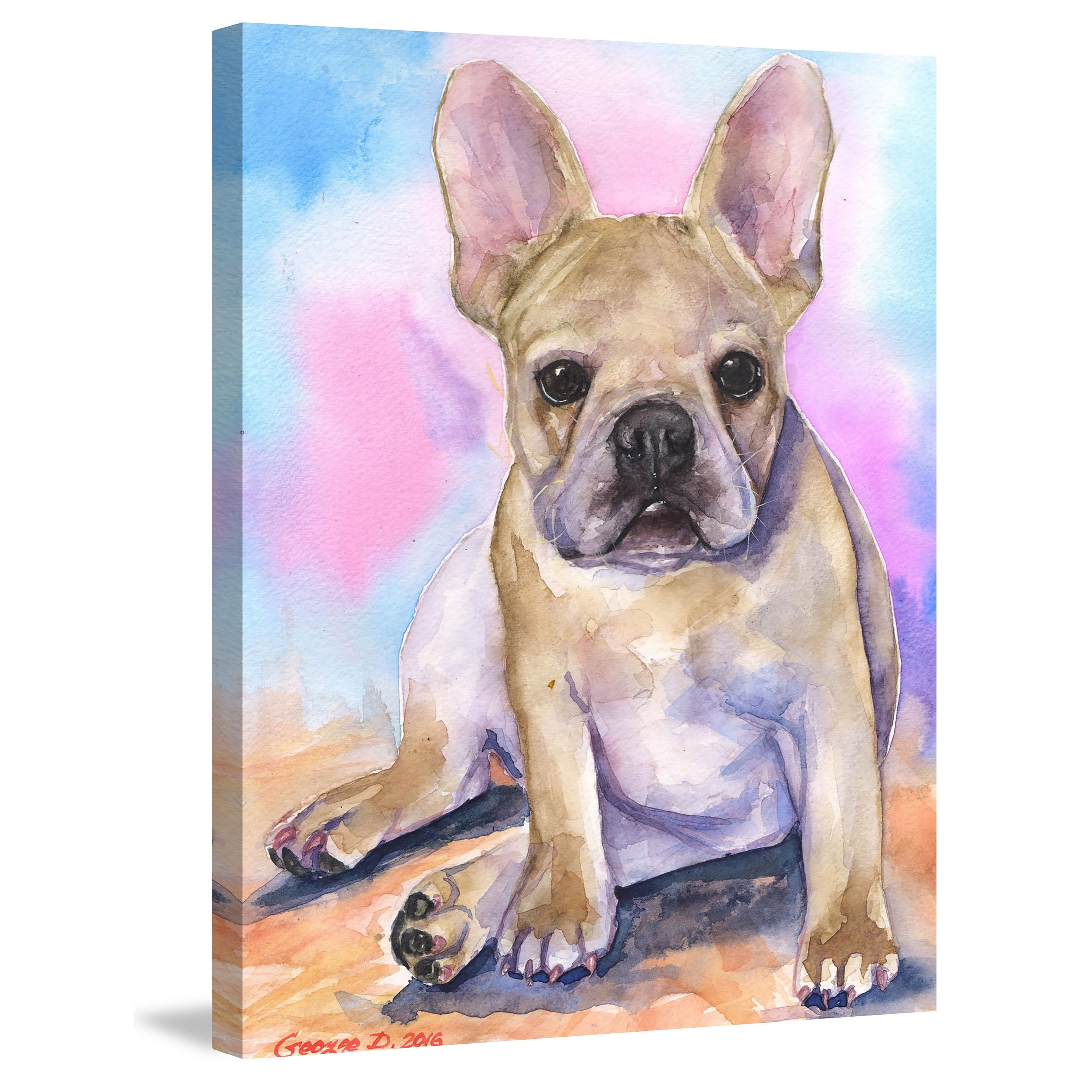French Bulldog Painting