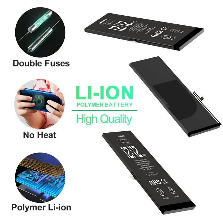 LRSE Replacement Battery for iPhone 12, 12 Pro, 4500mAh High LRSE Replacement Battery for iPhone 12, 12 Pro, 4500mAh High