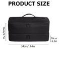 Double Layer Travel Organizer Case – Durable Nylon Storage Box With ...