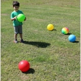 18 Pack Playground Balls (Red,Blue,Green,Yellow,Rainbow, Green/Swish ...