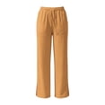 BUIGTTKLOP Wide Leg Pants for Women Drawstring High Waisted Lounge ...