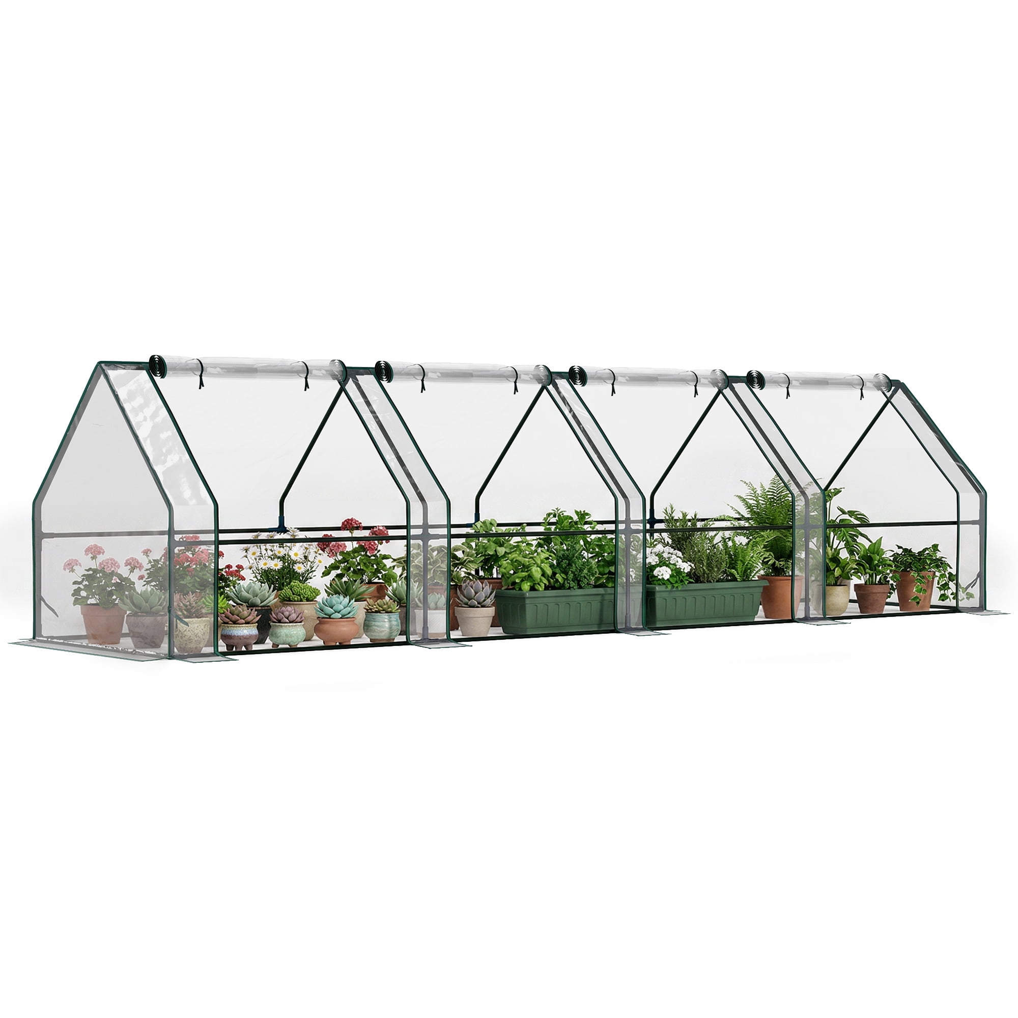 Click here for Outsunny 12 X 3 X 3 Portable Greenhouse  Tunnel Gr... prices