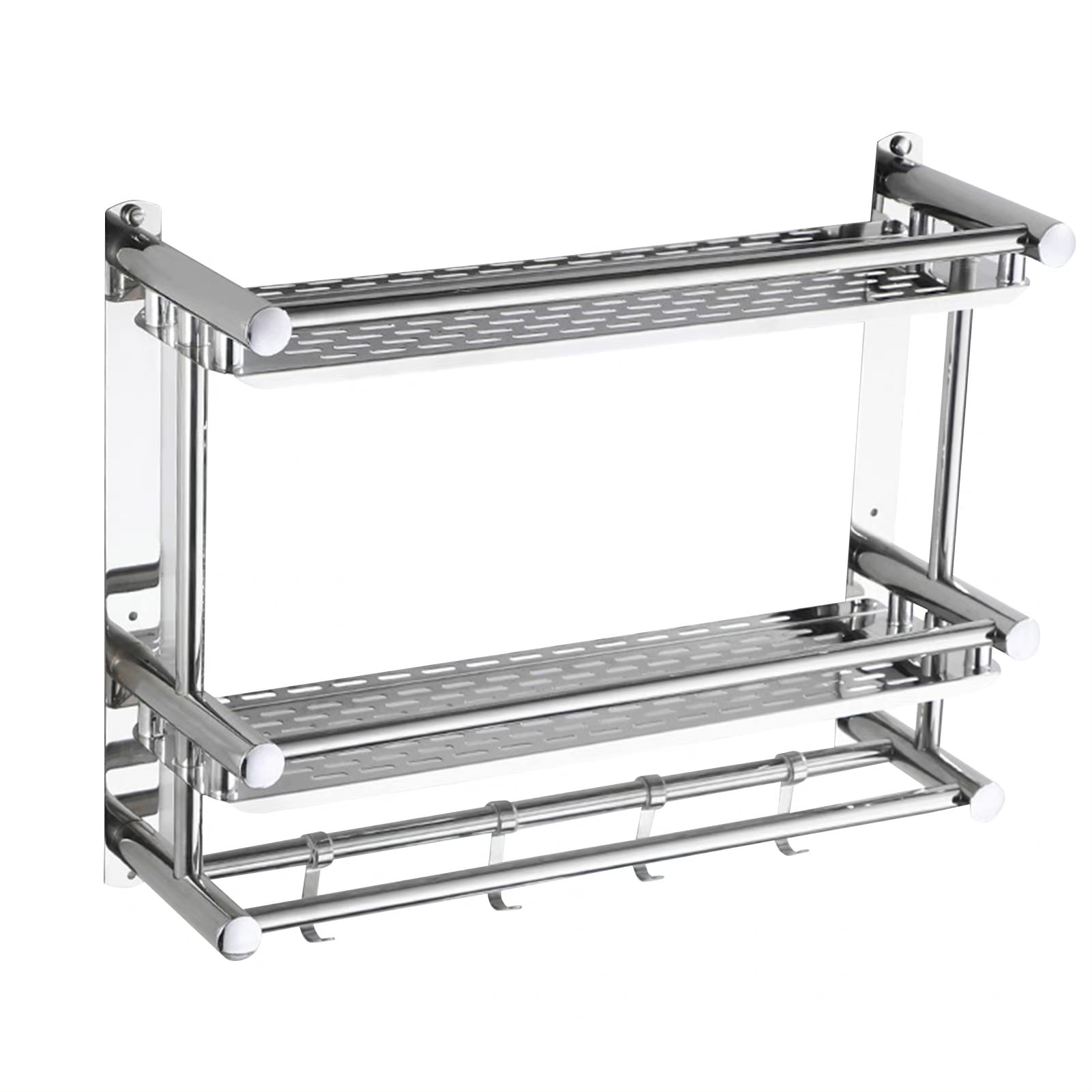 MLMLH Stainless Towel Rack Strong Load-Bearing Towels Storage Holder ...