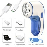 Fabric Shaver, Electric Lint Remover with 3 Replaceable Blades, USB ...