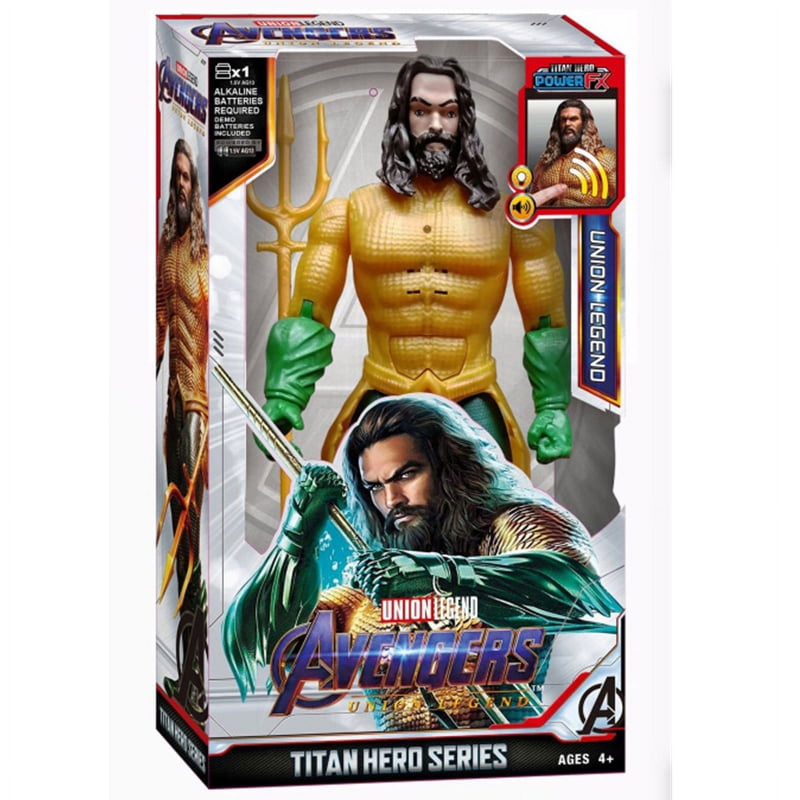 Figura de acción de superhéroe con sonido y luz, Thanos juguete de ...