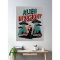 Alien Invasion? No Problem! Poster Wall Art, Modern Wall Decor For ...