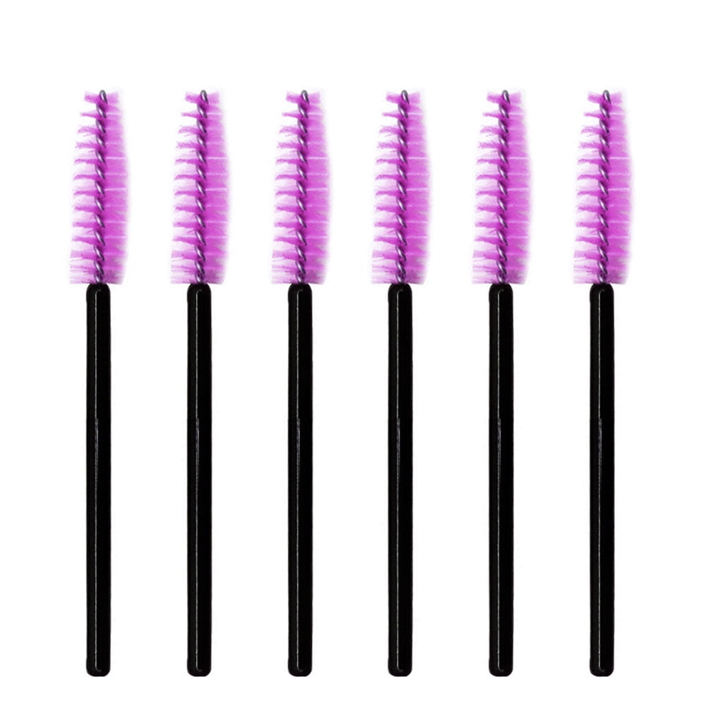 TureClos Pack of 50 Lash Brush Disposable Nylon Mascara Wands Makeup ...