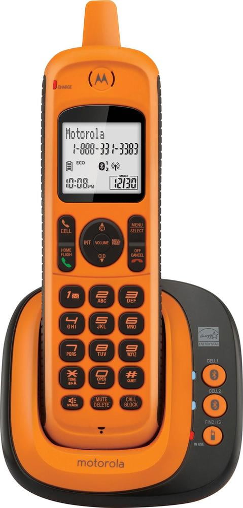 Motorola XT801 Connect to Cell Rugged Waterproof Cordless Phone ...