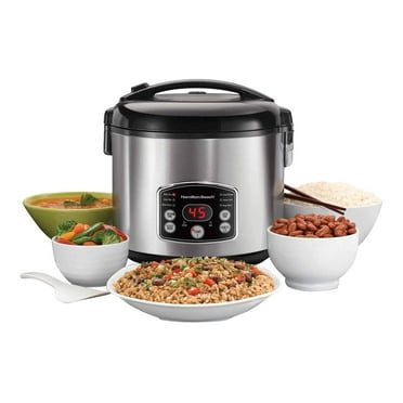 Free Shipping! Hamilton Beach Ensemble 20 Cup Rice Cooker and Food ...