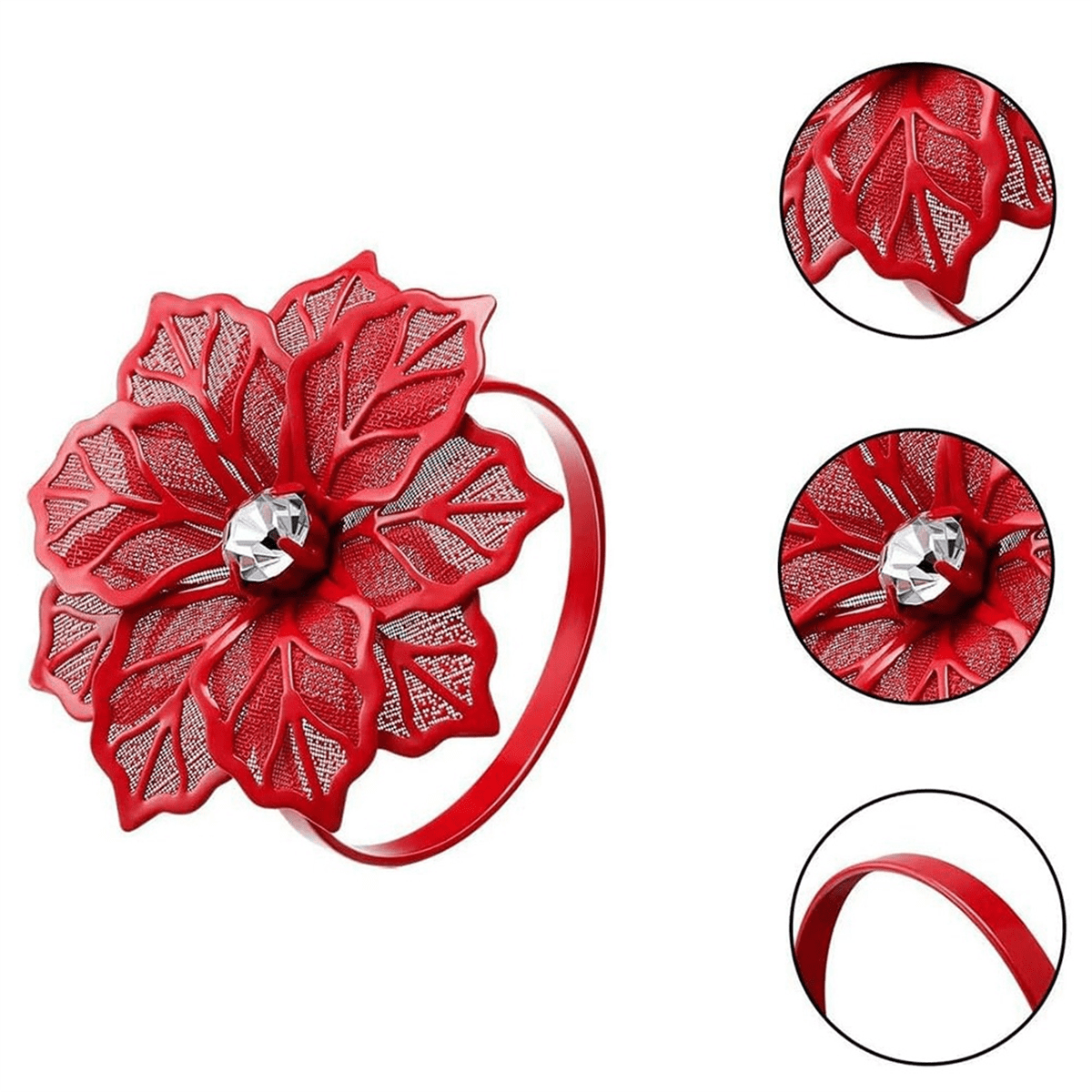 Click here for Unbranded Napkin Ring Collection Decorative Set Of... prices