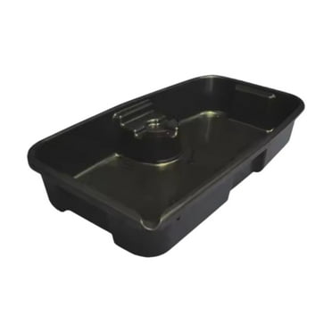 Large 15-Quart Oil Collection Drain Pan with Filter Drain Screen for ...
