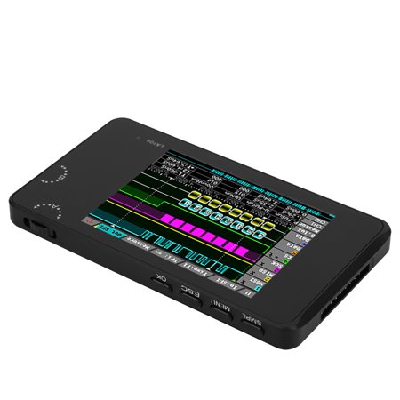 YLSHRF Logic Analyzer,Digital Logic Analyzer,Portable Digital Logic Analyzer 2.8in TFT LCD ...