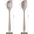 Cooking Spoon Spatula, Large Kitchen Solid and Slotted Spoons for ...