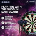 Shogun Dart Board Set | Endurance Round Wire Sisal Dartboard Set ...
