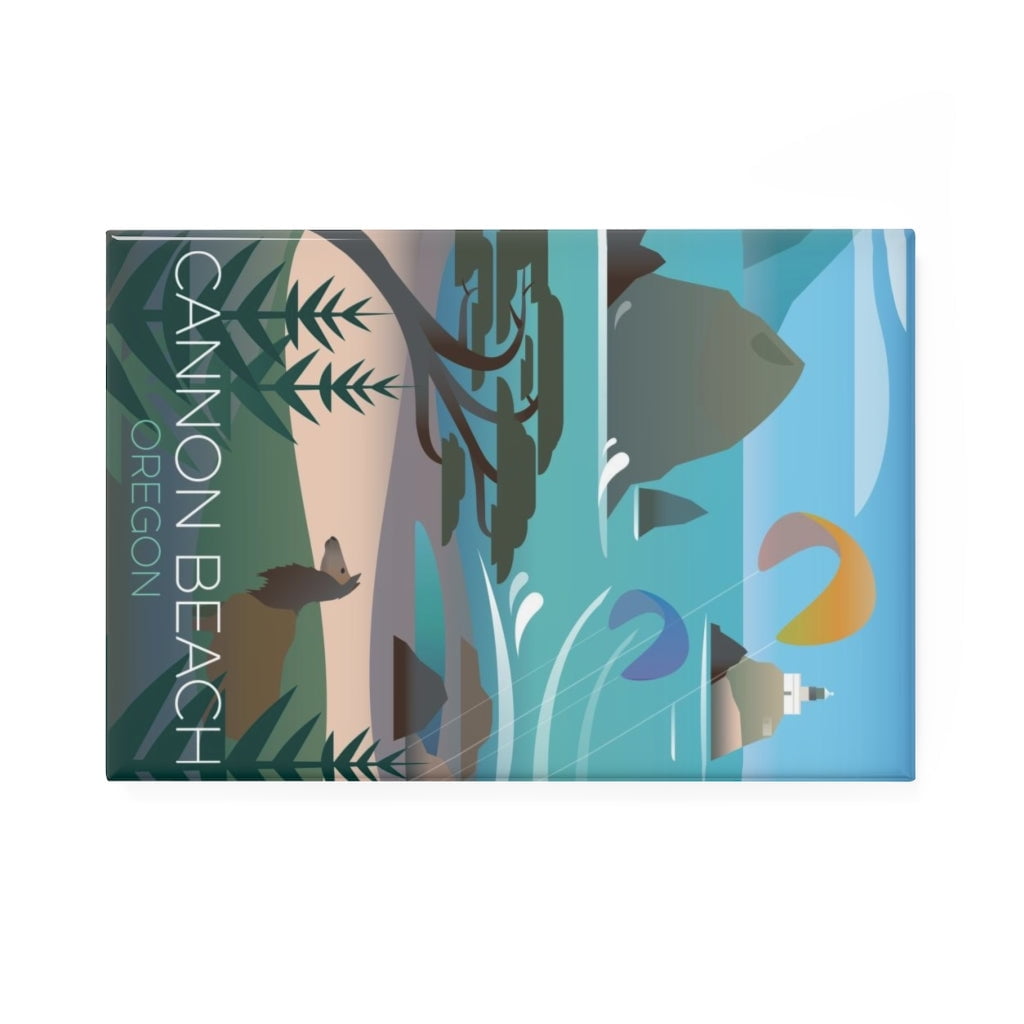 CANNON BEACH REFRIGERATOR MAGNET - Walmart.com