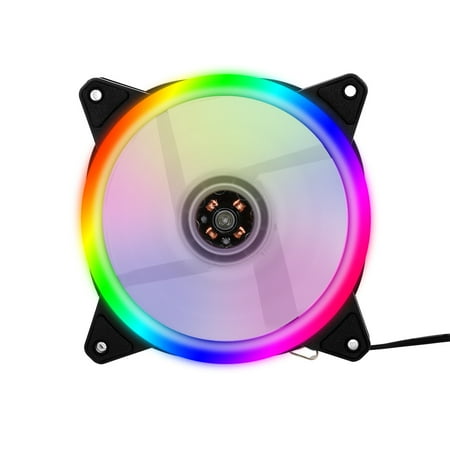 Computer Radiator RGB Fan 12cm RGB Case Cooling Fan Case Cooler Mute ...