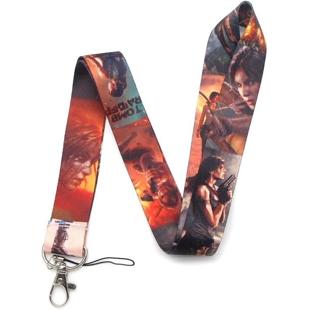 Anime Source Tomb Raider PS4 Version Lara Croft Character Lanyard ...