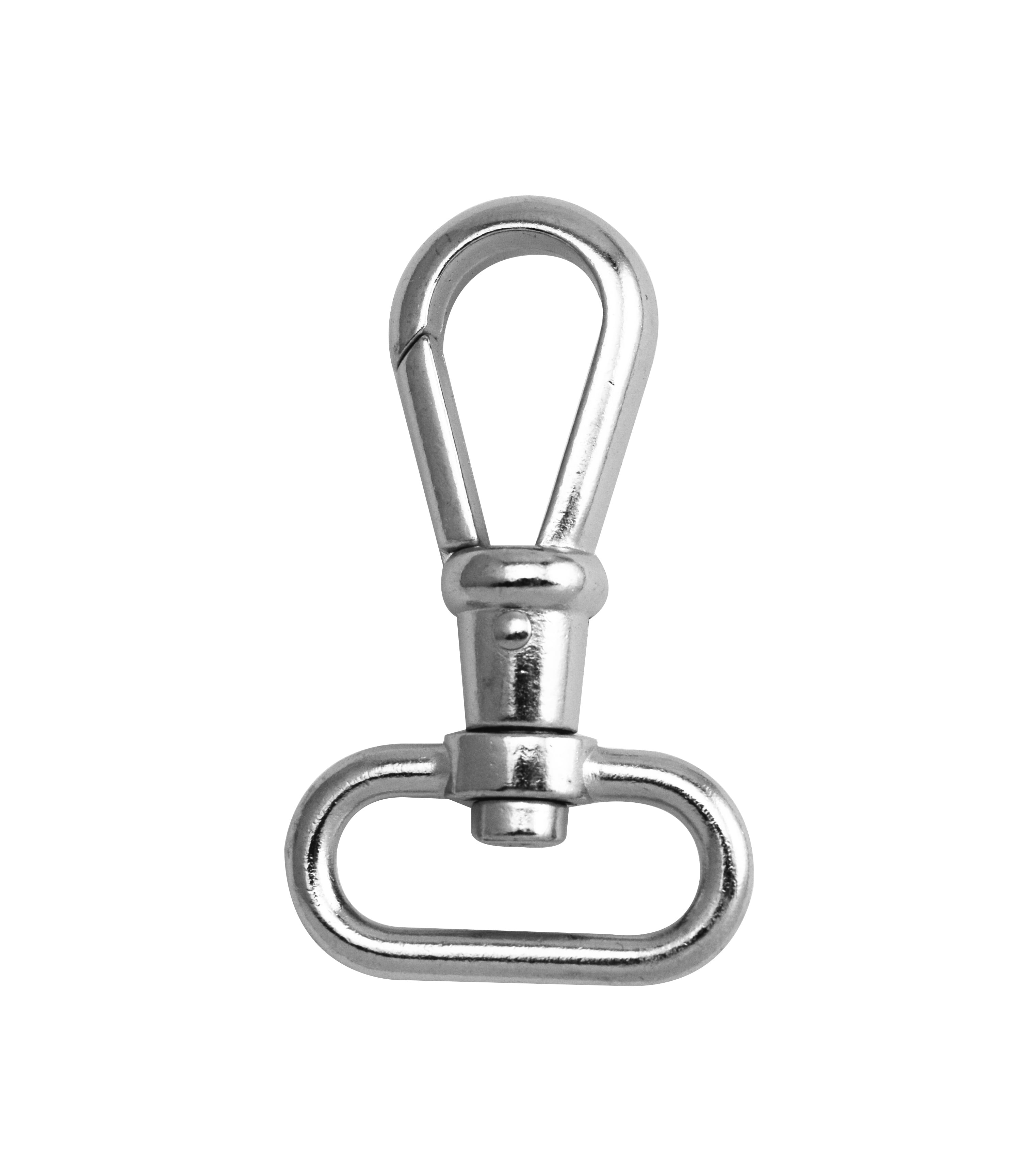 Fenggtonqii Silvery 1" Inner Diameter Oval Ring Round Head Hook Lobster ...