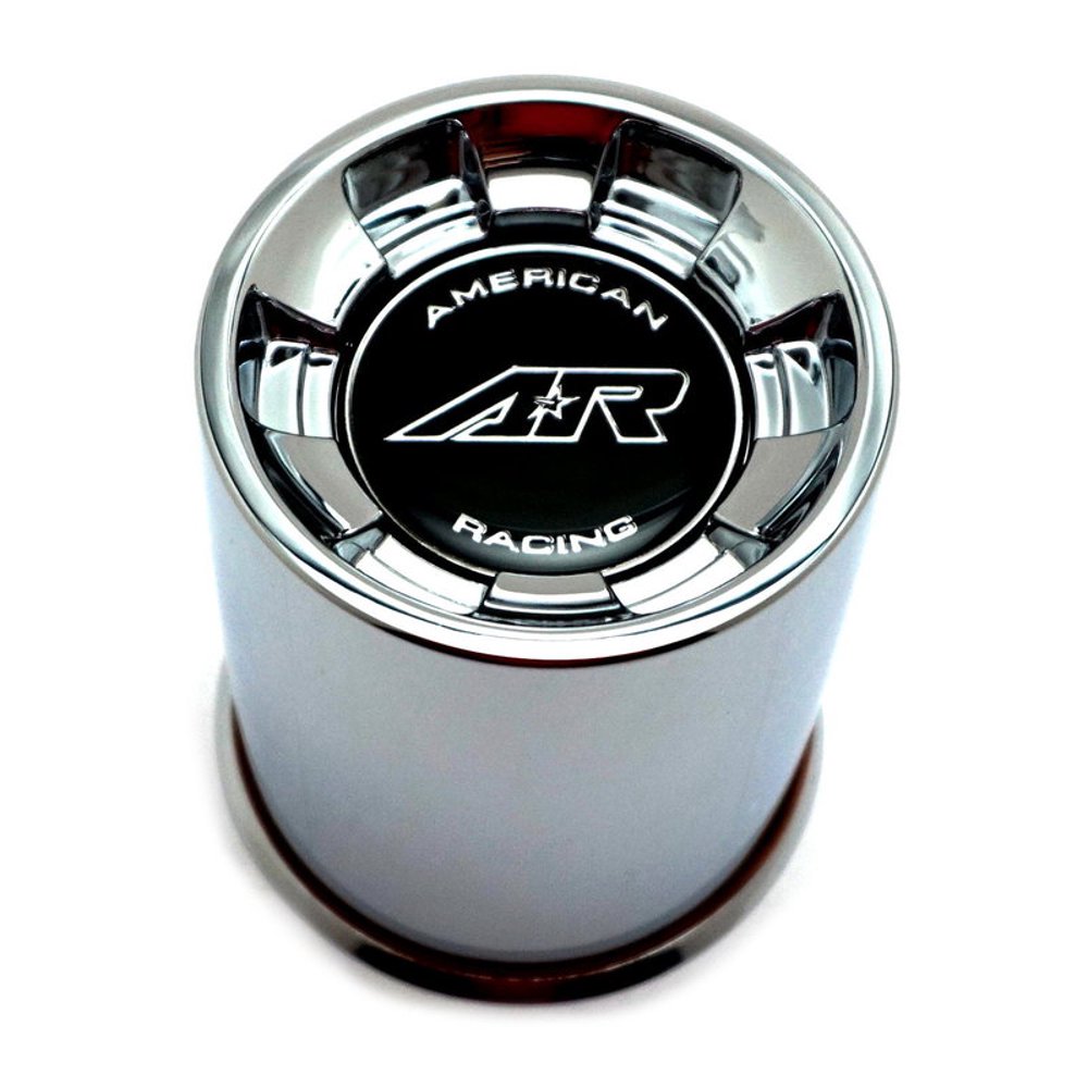 American Racing PVD Chrome Push-Thru Wheel Center Hub Cap 5 Lug 5x150 ...