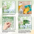 1pc PVC Window Static Stickers Rectangle Shape for Window Decoration ...