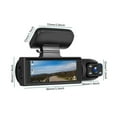 Camera Cam Front Rear View High Resolution Car DVR Recorder 3.16 ...