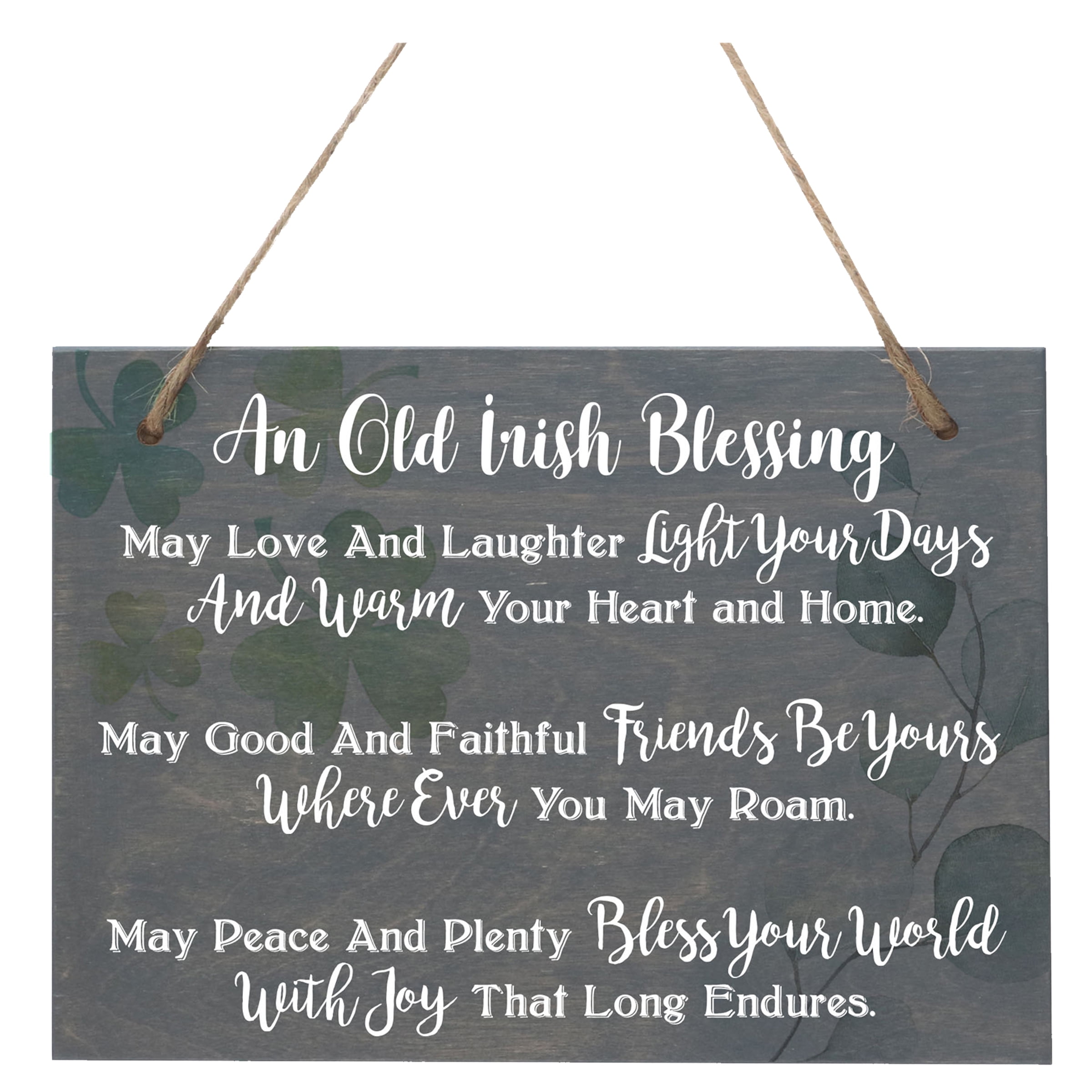 Lifesong Milestones Inspirational Irish Rope Baltic Birch Sign 8x10in ...