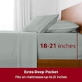 Extra Deep Full Sheets - 4 PC Iconic Collection Bedding - Hotel Luxury ...