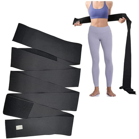 SHARKDOOK Bandage Waist Trainer, Invisible Adjustable Abdominal Belt ...