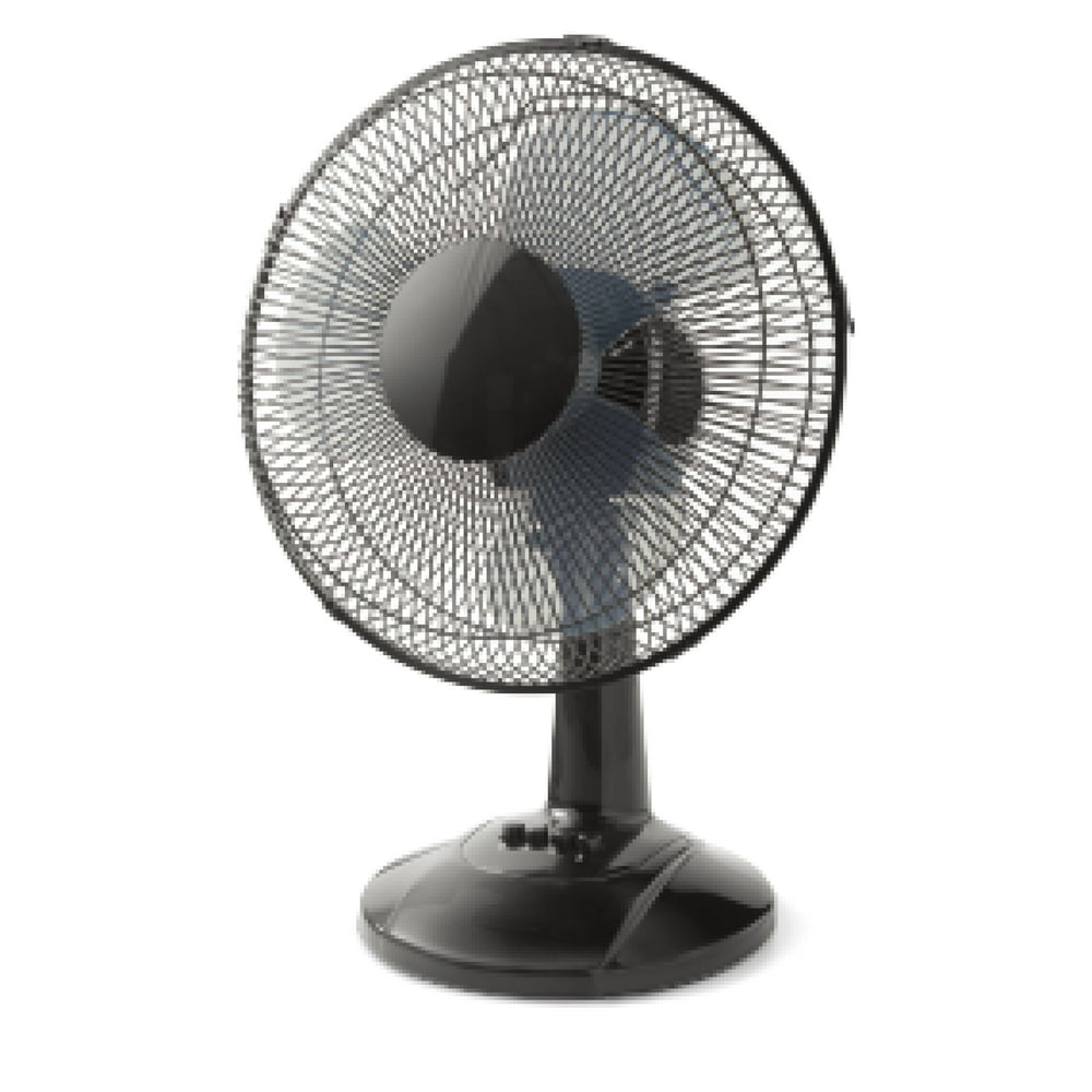 Pelonis 12" 3-Speed Oscillating Table Fan, FT30-8MBB, Black - Walmart ...