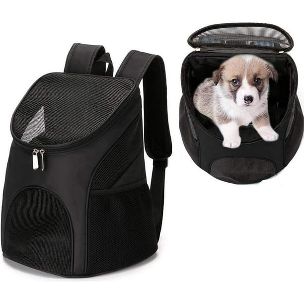 Black 45 36 31cm Dog pet carrier bag dog backpack carrier backpack transport backpack for pets up to 3kg for traveling hiking camping