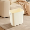 Rectangular Plastic Trash Can Wastebasket without Type Lid,Slim Plastic ...