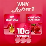 Jams Strawberry 10g Protein PB&J Frozen Sandwiches 4 Count, 9.7 Oz ...