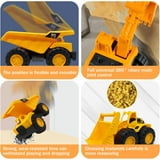 TIFOR Construction Machines Truck Toys, Backhoe and Excavator Vehicles ...