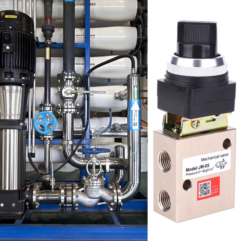 Válvula de control neumática, válvula mecánica neumática JM-05 Válvula ...