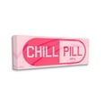 Stupell Industries Chill Pill Modern Casual Graphic Art Gallery Wrapped ...
