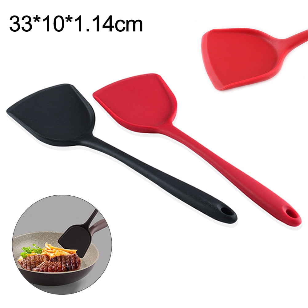 kiskick Silicone Non-stick Egg Fish Frying Pan Scoop Spoon Shovel ...