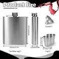 BangBoom 4pk, 7 Oz Stainless Steel Liquor Flasks with Cups & Funnel ...