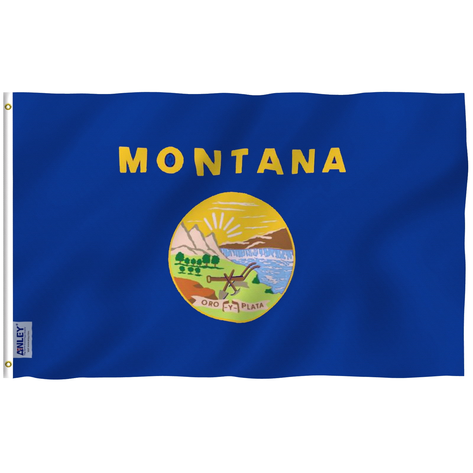 Anley 3x5 Foot Montana State Flag - Montanan MT Flags Polyester ...