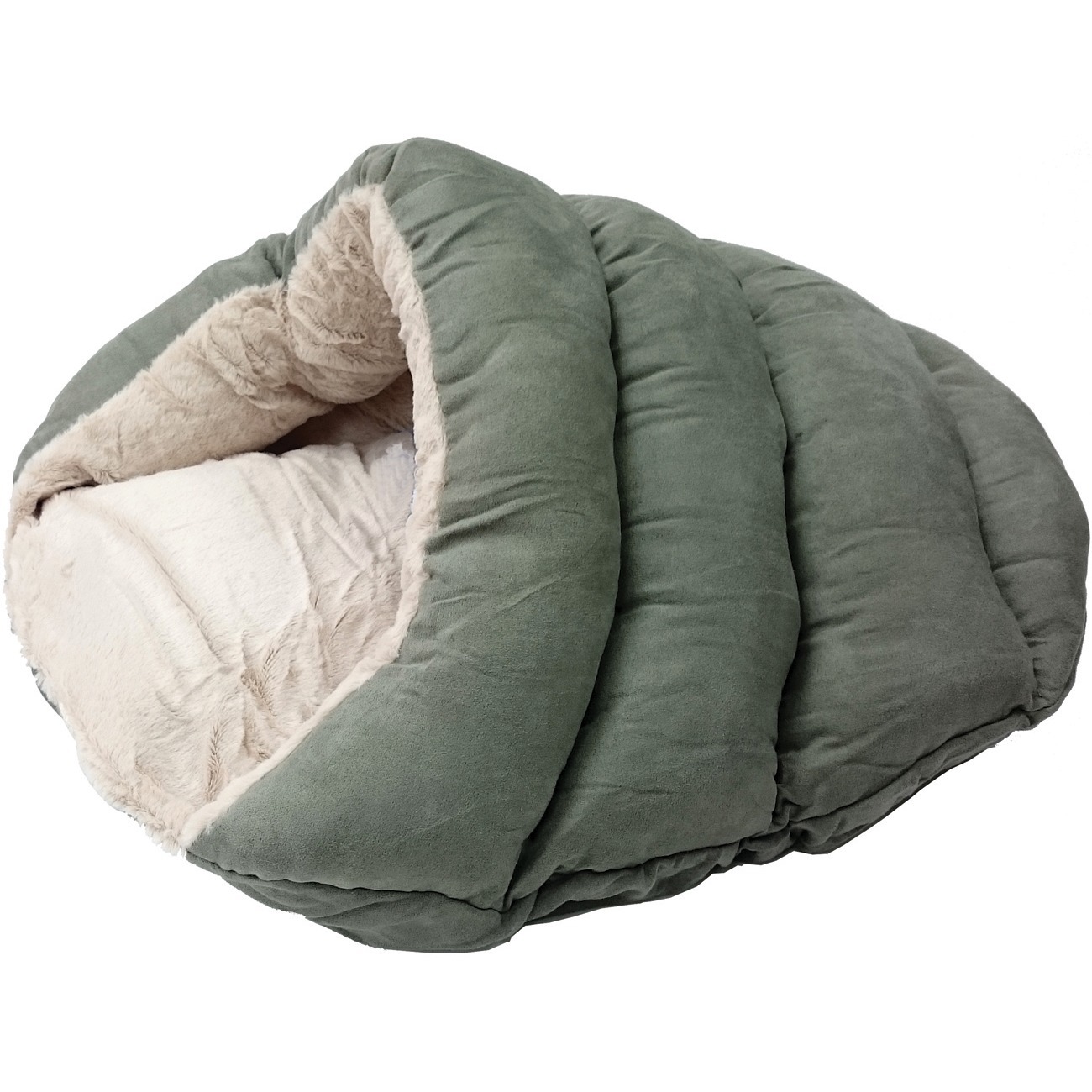 Ethical Products Sleep Zone Cuddle Cave 22" Sage - Walmart.com