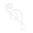 BIMZUC Music Note Shape LED Neon Light Dual Powered USB or Battery ...