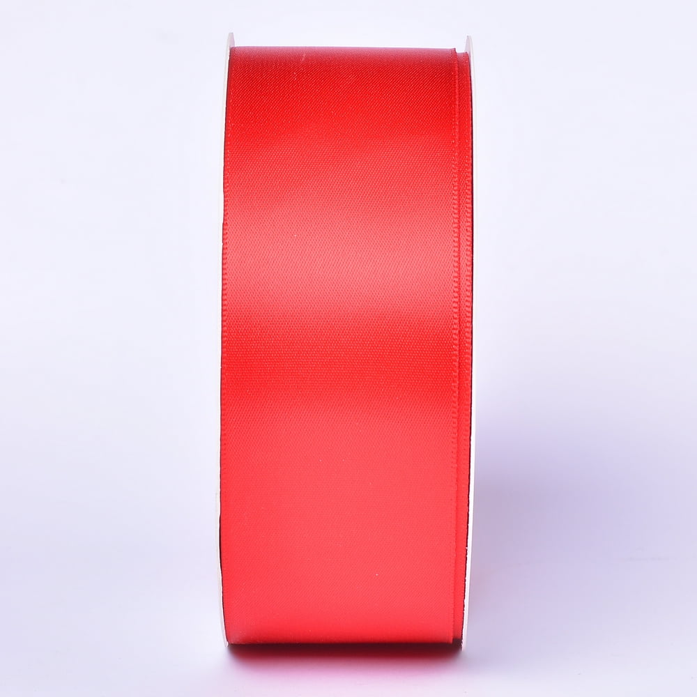 Yama Ribbon 1.5" Single Face Satin Red Mega Ribbon, 1 Each - Walmart ...