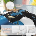 Blue Graduation Cap Bedding Duvet Cover Set Queen Size 4 Pieces ...