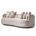 Michael Amini Carmela Mansion Sofa - Almond/Gold - Walmart.com