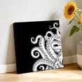 Abstract Octopus Canvas Wall Art Framed Wall Decor for Living Room ...