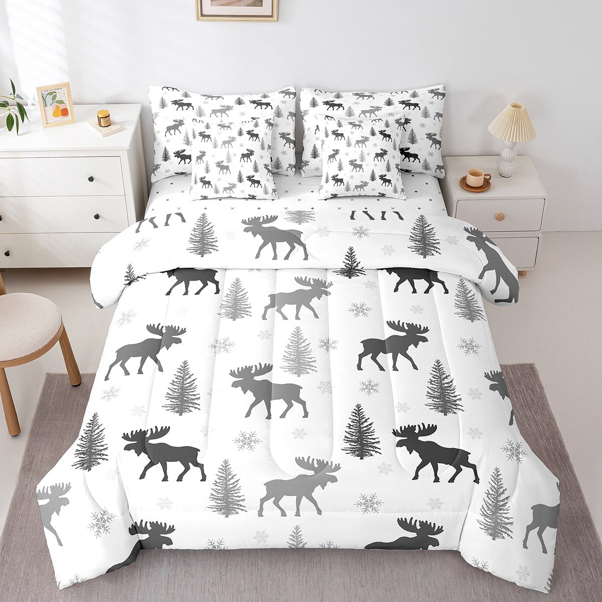 Click here for Erosebridal Woodland Reindeer Bedding Sets Full Si... prices