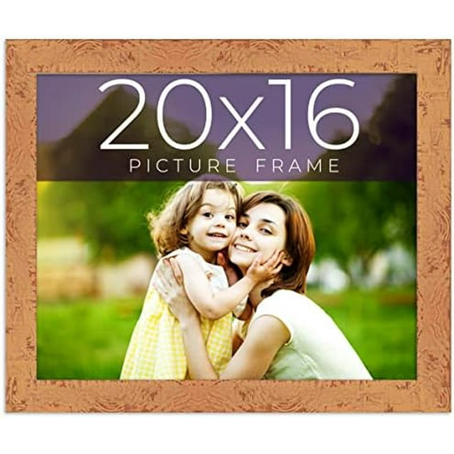20X16 Frame Beige Real Wood Picture Frame Width 1.25 Inches | Interior ...