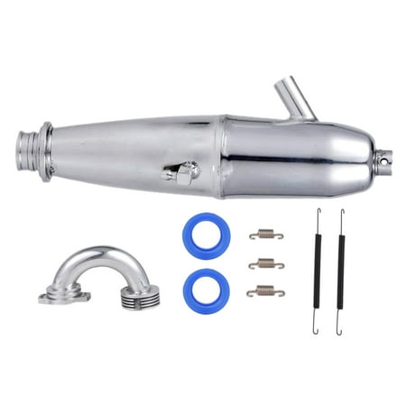 RC Car Exhaust Pipe Metal Exhaust Muffler for 1:8 Redcat Nitro Engine ...