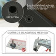 Uxcell 10pcs M6 x 24 x 18mm Furniture Glide Leveling Feet Adjustable ...