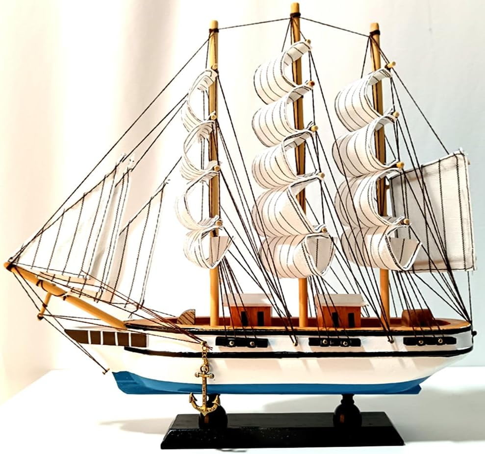 Lizipai Artisanat Fait Main Thème Océan Voile Bateau en Bois ...