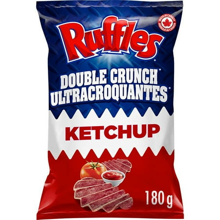 Ruffles Double Crunch Ketchup Flavoured Potato Chips | Walmart Canada